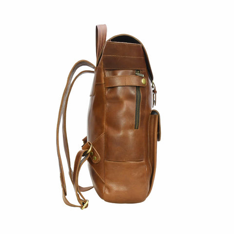 Traveler Leather Backpack – Stylish & Durable | Leather New York